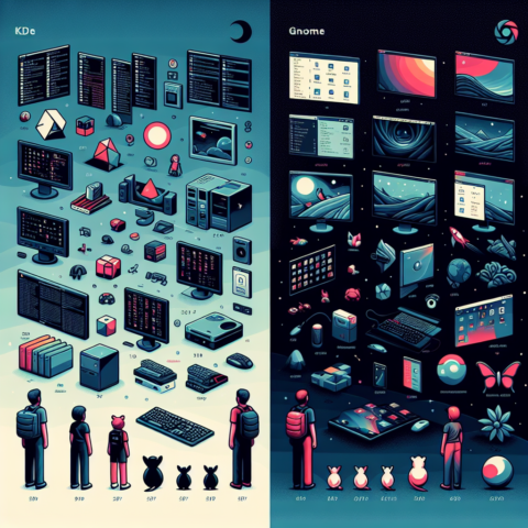 The evolution of the KDE and Gnome desktop environments, and how they ...